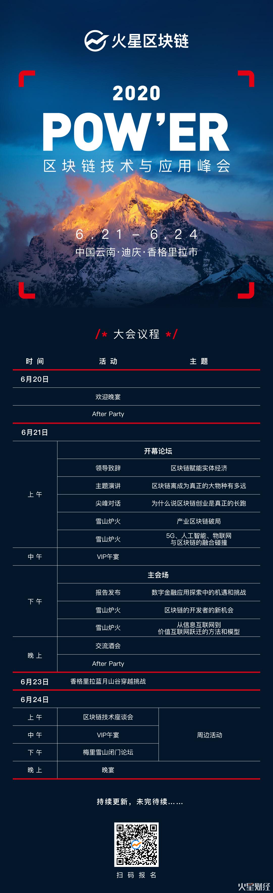 最新攻略出炉！2020 POW'ER 区块链技术与应用峰会6月21日启动_MarsBit