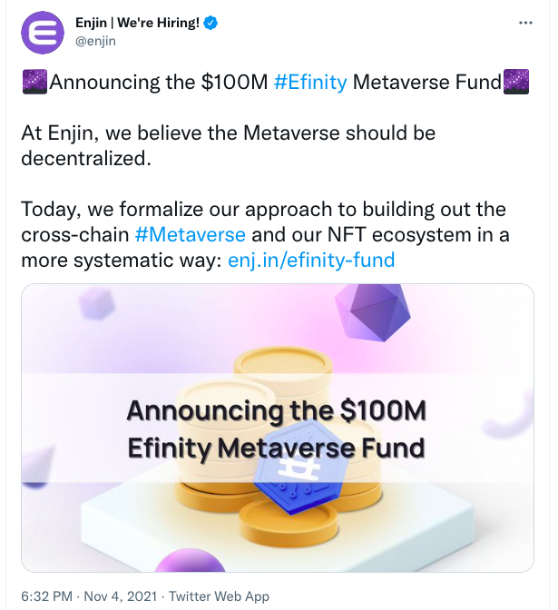 元宇宙高潮迭起，NFT王牌项目Efinity能否扛起波卡生态大旗？_MarsBit