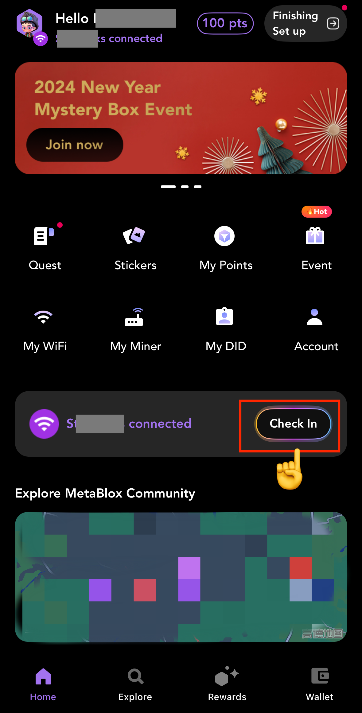 MetaBlox教程：打卡赚币，轻松畅享全球WiFi漫游_MarsBit